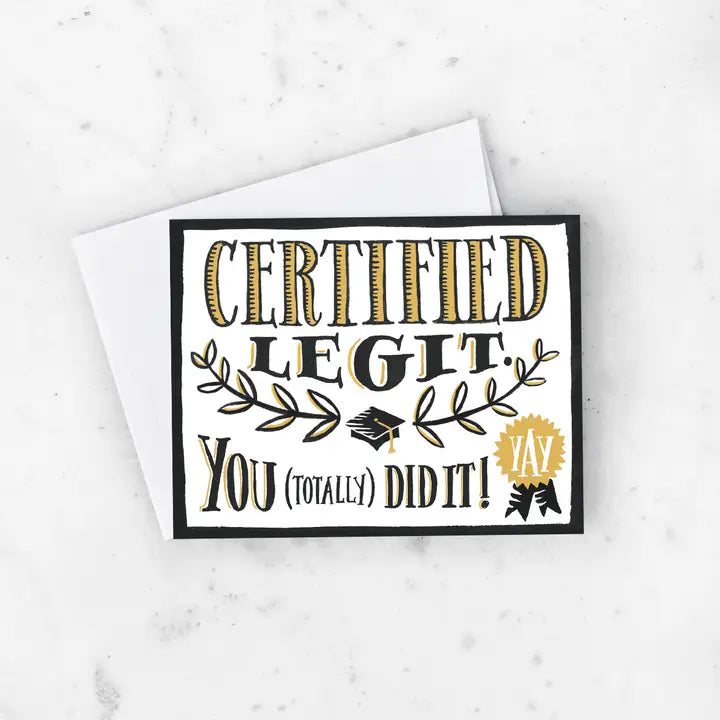 Certified Legit Card – Geometry Garden & Floral Shop