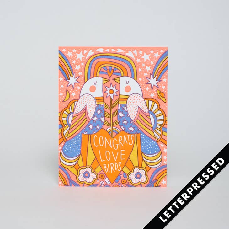Love Birds Card – Geometry Garden & Floral Shop