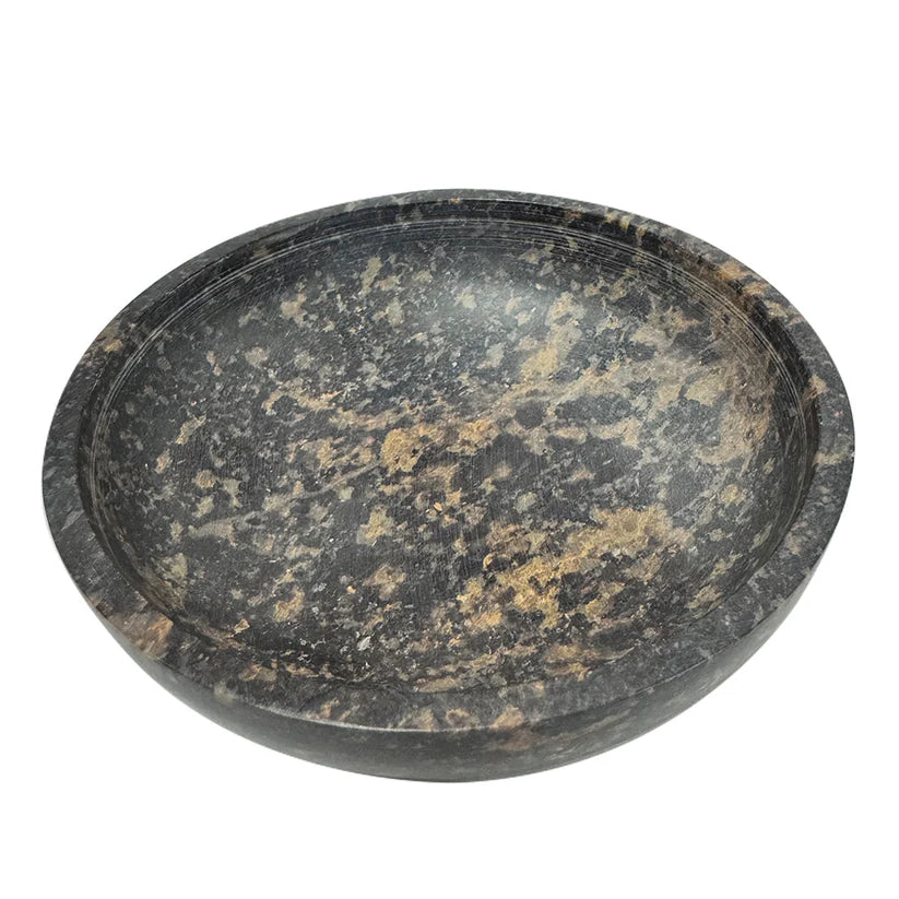 Round Stone Bowl – Geometry Garden & Floral Shop
