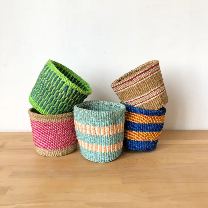 XS Colorful Storage Baskets – Geometry Garden & Floral Shop
