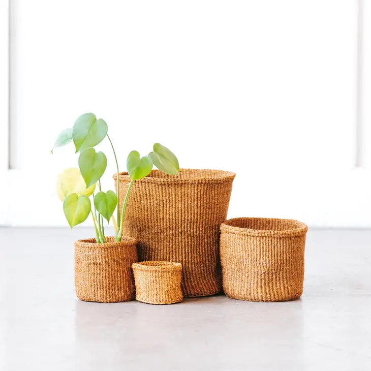Ochre Storage Plant Baskets – Geometry Garden & Floral Shop
